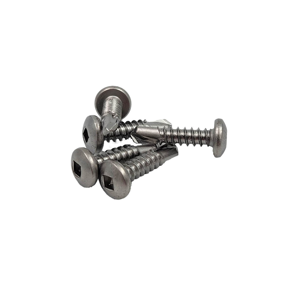 12mm X 10G Tek Screw Square Drive SS (Jar100) — Smiths NZ